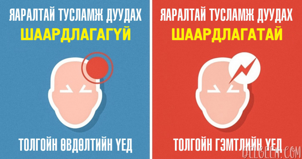 Үүнийг унших хүртлээ би яг ямар үед түргэн тусламж дуудах шаардлагатай вэ гэдгийг огт